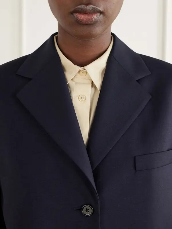 JIL SANDER Wool And Mohair-blend Blazer