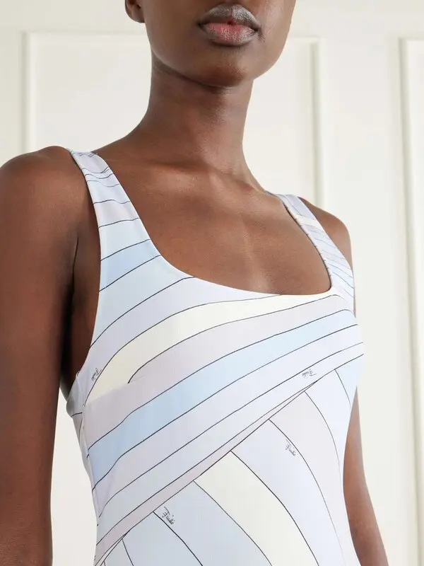 Emilio Pucci Printed Stretch-jersey Mini Dress