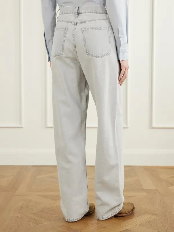 JIL SANDER High-waist Wide-leg Jeans - Blue
