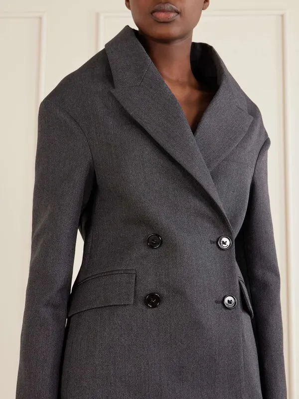 Balenciaga Stola Double-breasted Wool Jacket