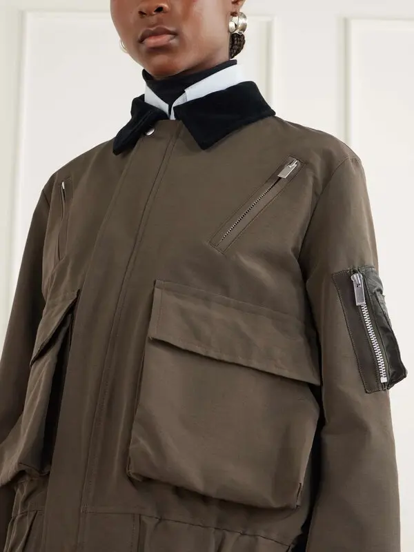 Sacai Cotton-blend Shell Jacket
