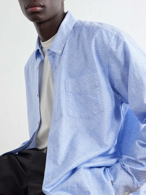Visvim Beiler Checked Cotton Oxford Shirt