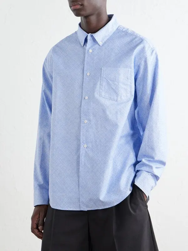 Visvim Beiler Checked Cotton Oxford Shirt