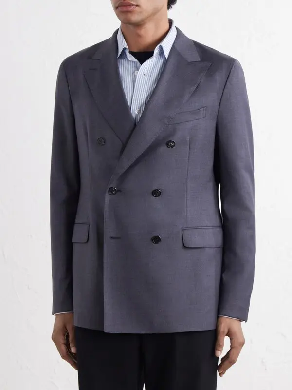 SLOWEAR Wool Woven Blazer Jacket