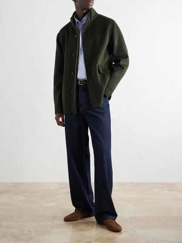 SLOWEAR Wool-blend Field Jacket