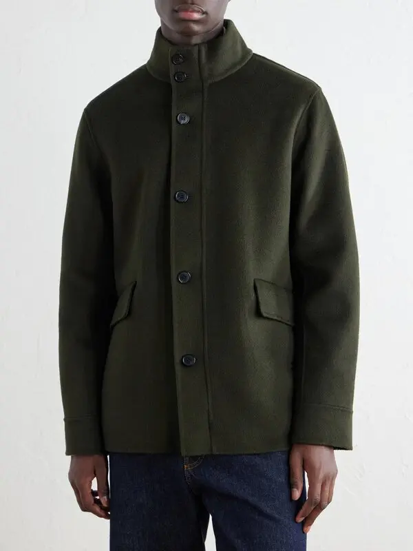 SLOWEAR Wool-blend Field Jacket