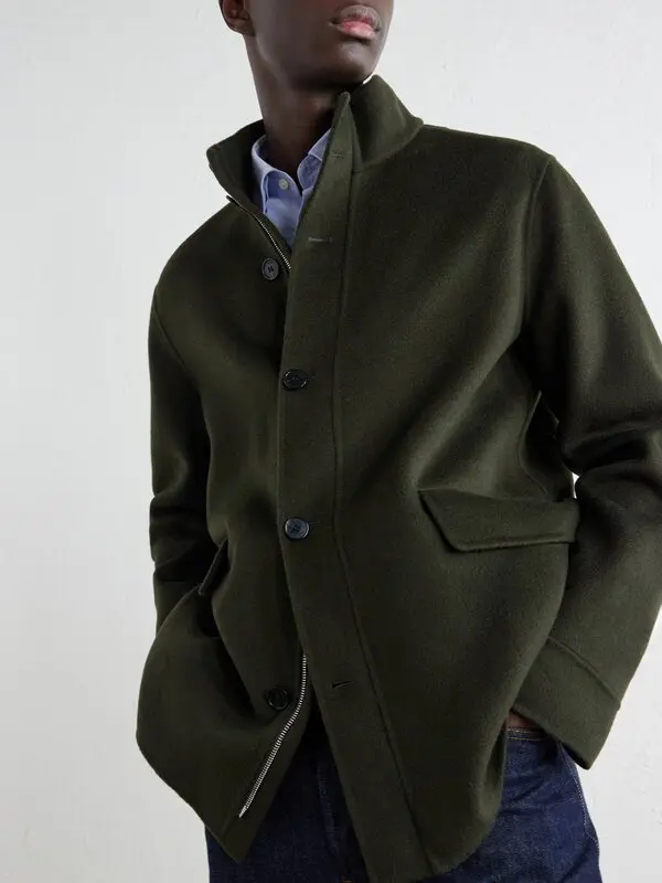 SLOWEAR Wool-blend Field Jacket