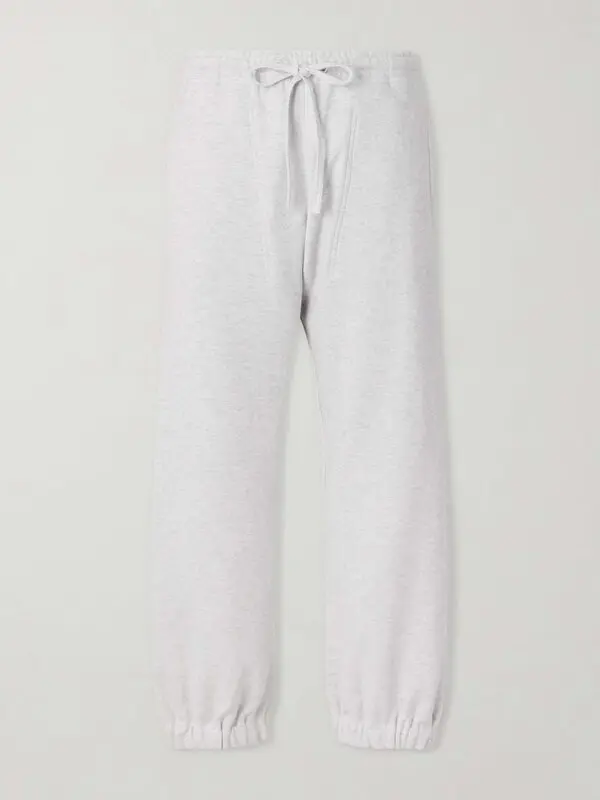 ADON Straight-leg Cotton-jersey Sweatpants