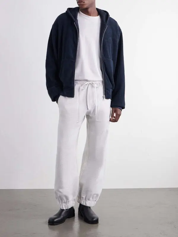 ADON Straight-leg Cotton-jersey Sweatpants