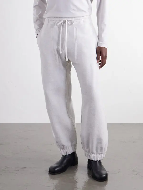 ADON Straight-leg Cotton-jersey Sweatpants