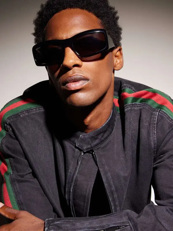 Gucci Square-frame Recycled-acetate Sunglasses