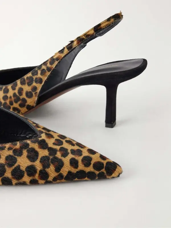 NEOUS Moriah 65 Leopard-print Calf Hair Pumps