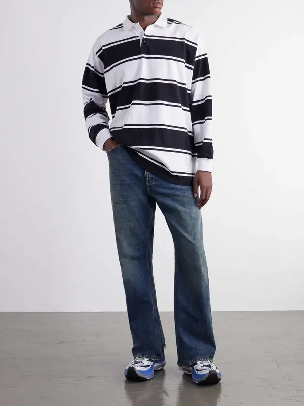 Balenciaga Straight-leg Distressed Jeans