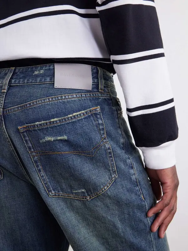 Balenciaga Straight-leg Distressed Jeans
