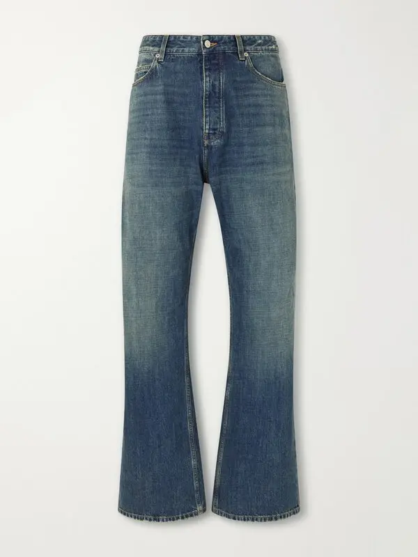 Balenciaga Straight-leg Distressed Jeans