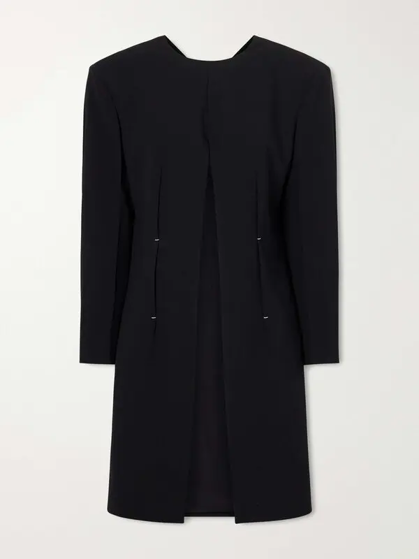 JIL SANDER Pleated Wool Blouse