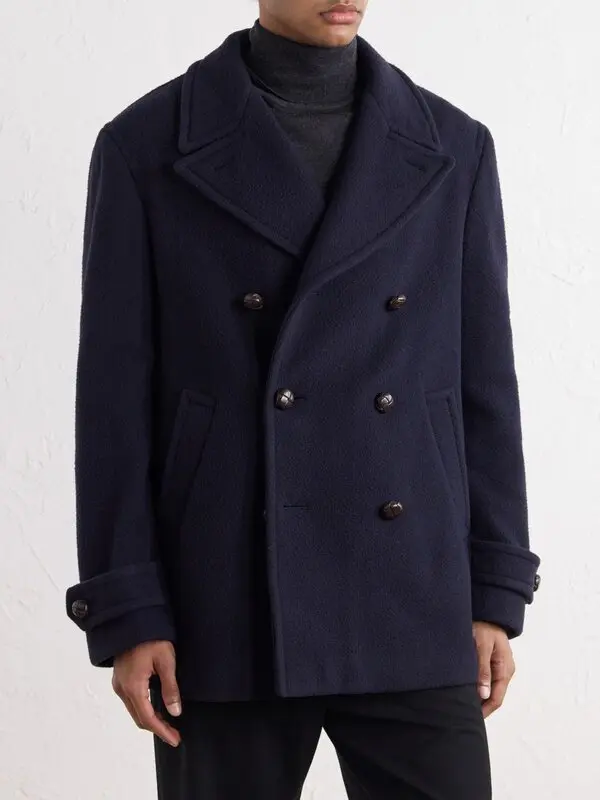SLOWEAR Montedoro Wool-blend Peacoat