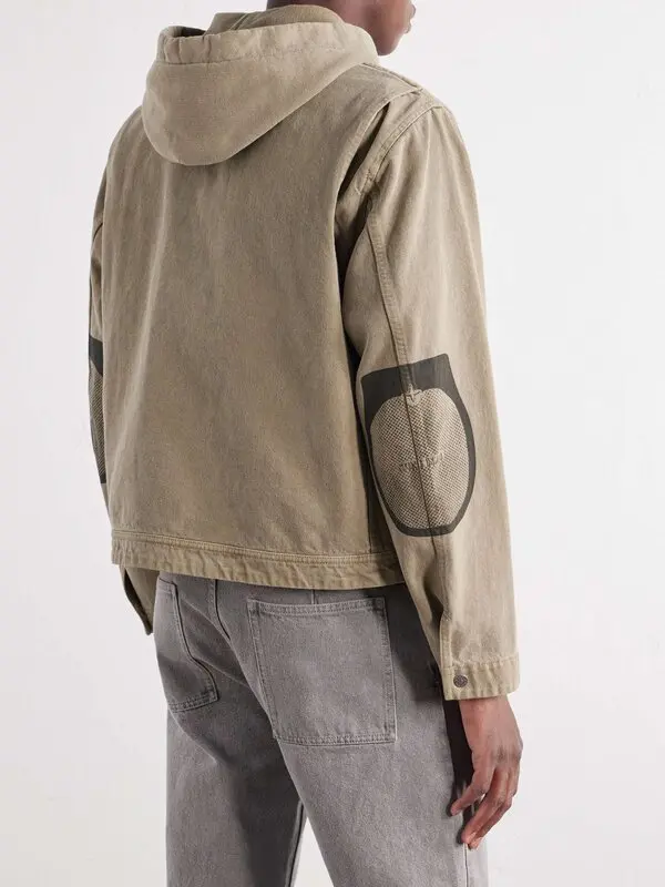 Stone Island Hooded Denim Jacket