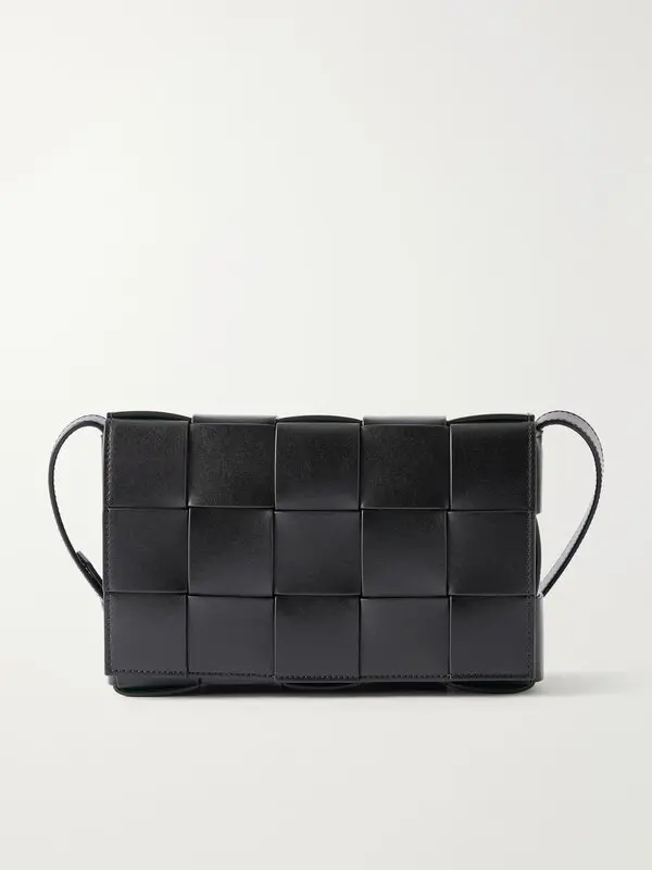 Bottega Veneta Cassette Medium Messenger Bag - Black