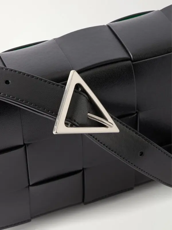 Bottega Veneta Cassette Medium Messenger Bag - Black