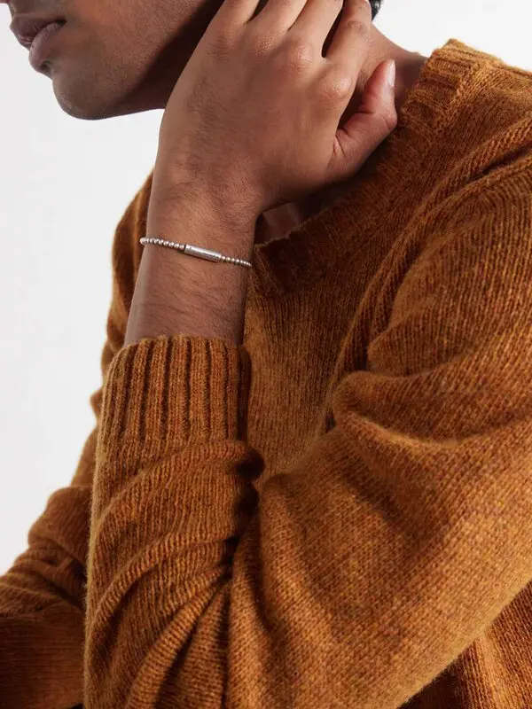 Le Gramme 11g Beaded Sterling Bracelet