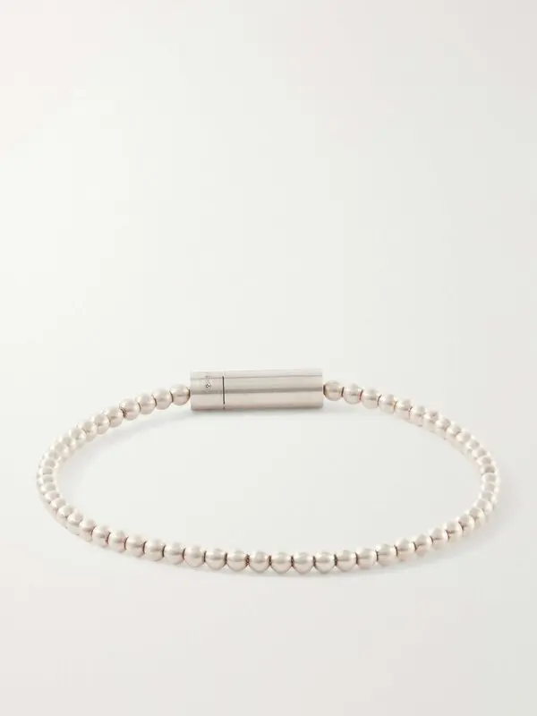 Le Gramme 11g Beaded Sterling Bracelet