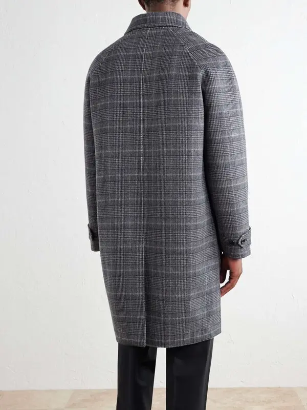 Hartford Graig Wool-blend Checked Coat