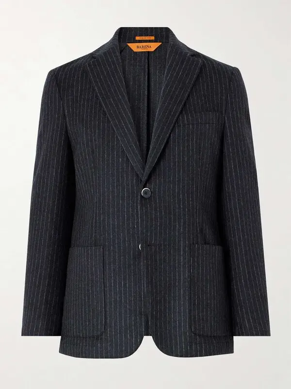 Barena Venezia Pinstriped Wool-blend Blazer