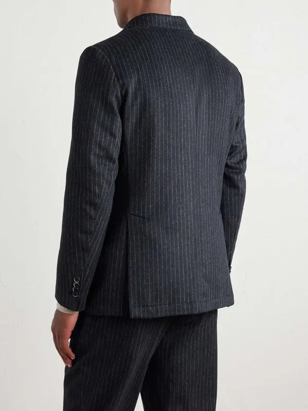 Barena Venezia Pinstriped Wool-blend Blazer