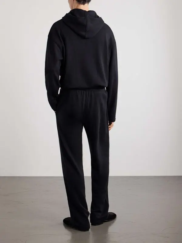 THE ROW Nogari Straight-leg Cotton-blend Cashcot Terry Sweatpants