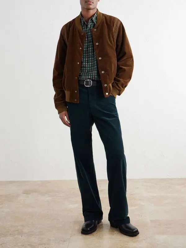 Dries Van Noten Straight-leg Cotton-corduroy Trousers