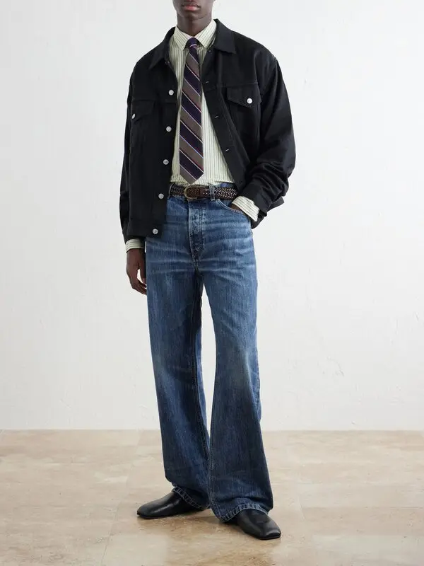 Visvim Beiler Striped Cotton Oxford Shirt