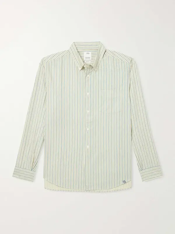 Visvim Beiler Striped Cotton Oxford Shirt