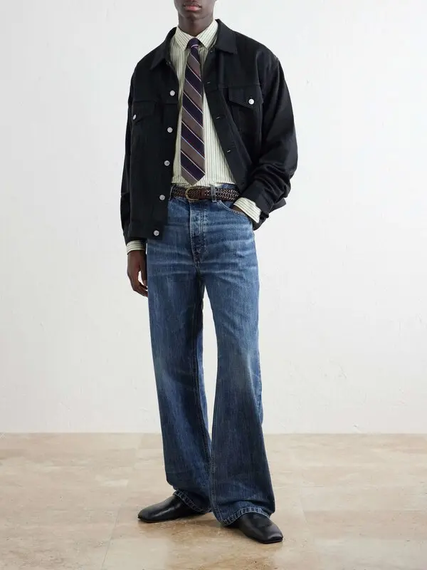 Visvim Beiler Striped Cotton Oxford Shirt