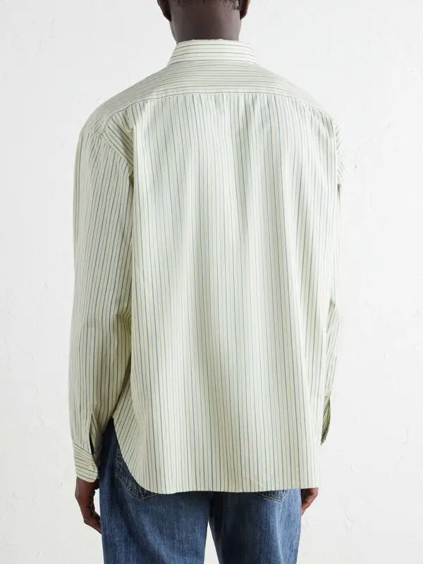 Visvim Beiler Striped Cotton Oxford Shirt