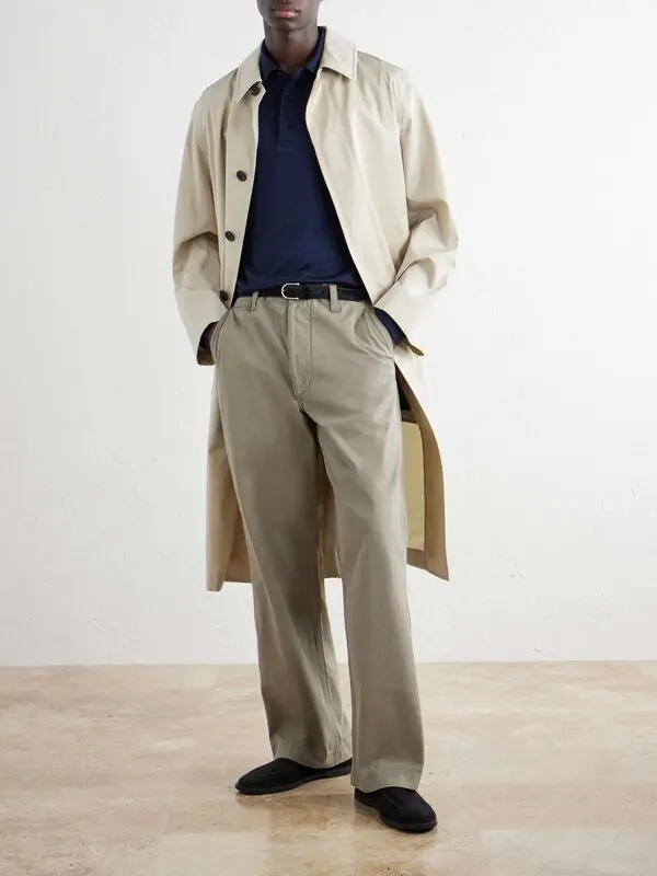 Brioni Wool And Silk-blend Polo Shirt
