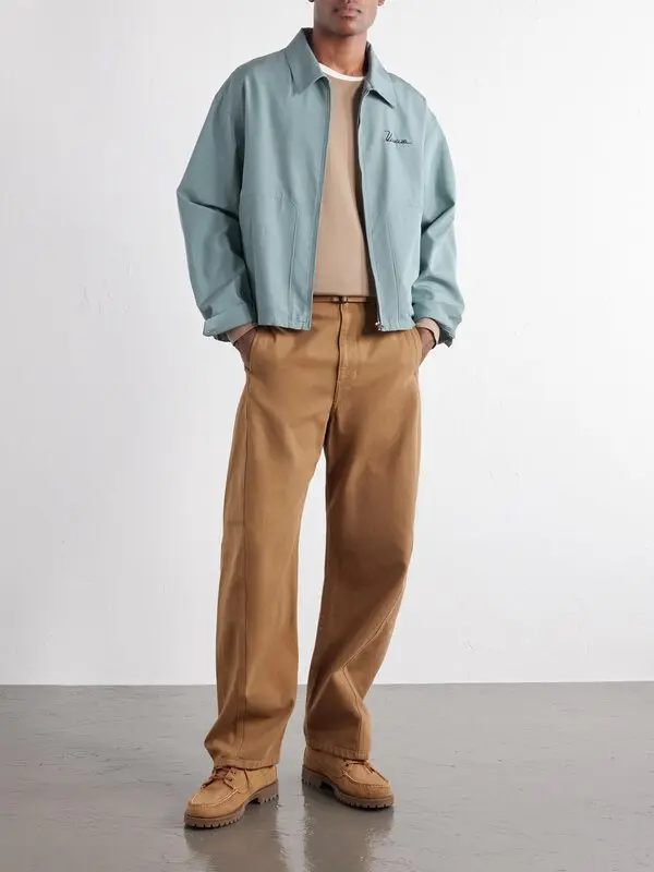 Visvim Somer Swing Printed Silk And Wool-blend Jacket