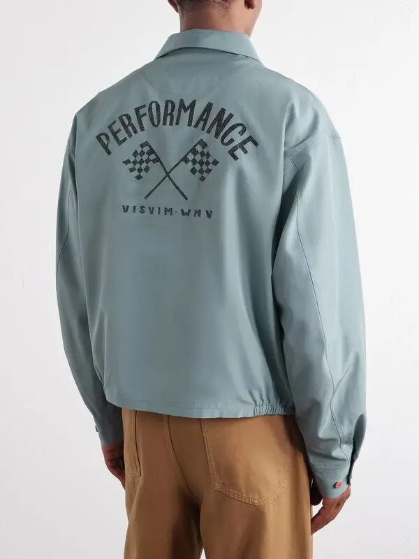 Visvim Somer Swing Printed Silk And Wool-blend Jacket