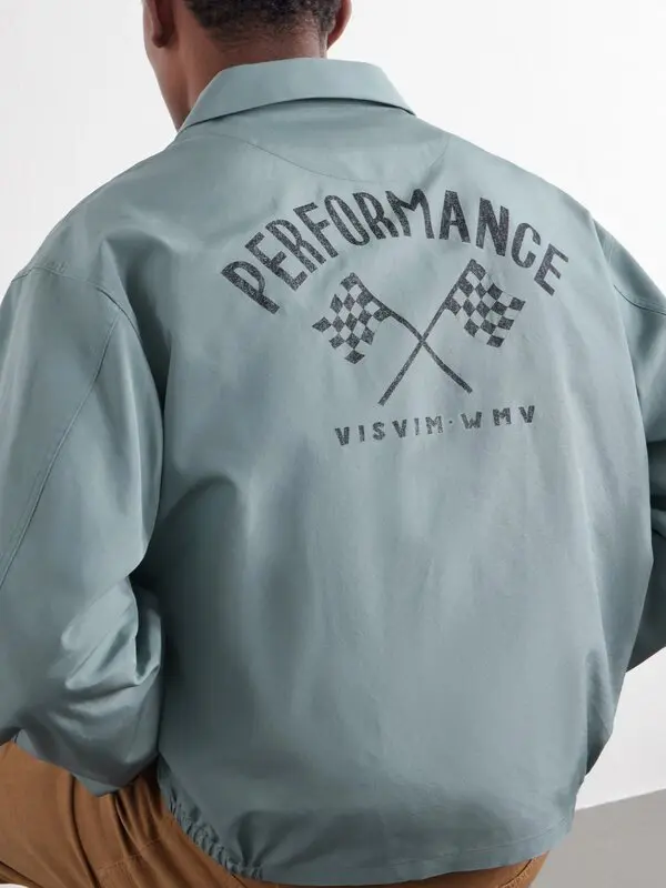 Visvim Somer Swing Printed Silk And Wool-blend Jacket