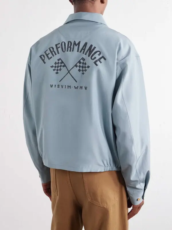 Visvim Somer Swing Printed Silk And Wool-blend Jacket