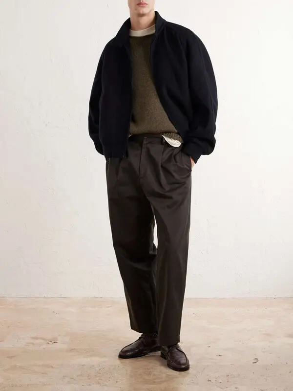 THE ROW Olek Cashmere Bomber Jacket