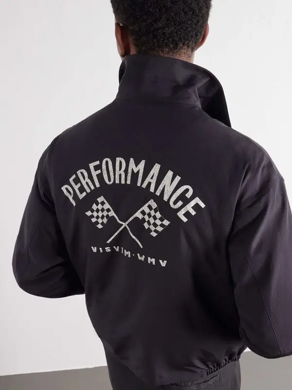 Visvim Somer Swing Printed Silk And Wool-blend Jacket