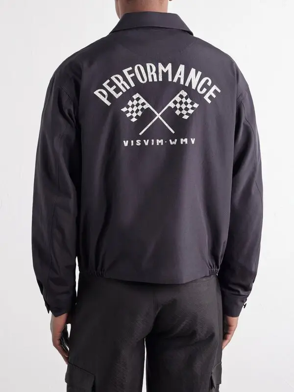 Visvim Somer Swing Printed Silk And Wool-blend Jacket