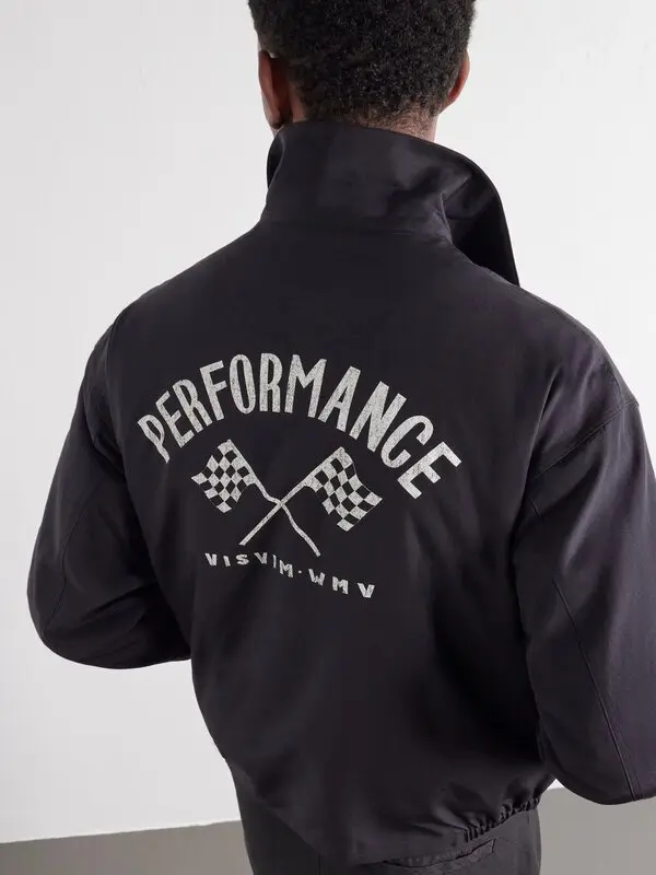 Visvim Somer Swing Printed Silk And Wool-blend Jacket
