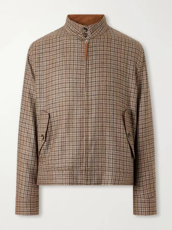 Gabriela Hearst Graham Wool And Silk-blend Blouson Jacket - Brown