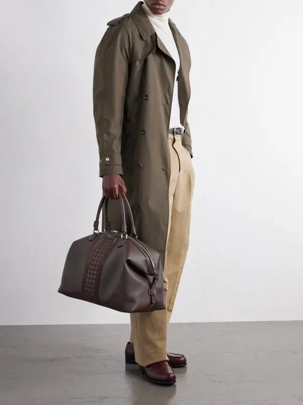 SERAPIAN Mosaico Leather Weekend Bag