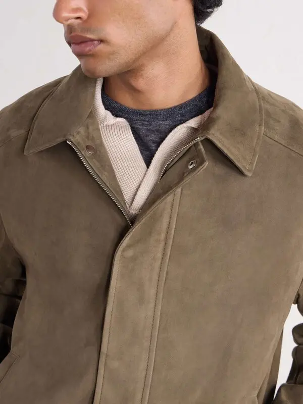 SLOWEAR Suede Jacket