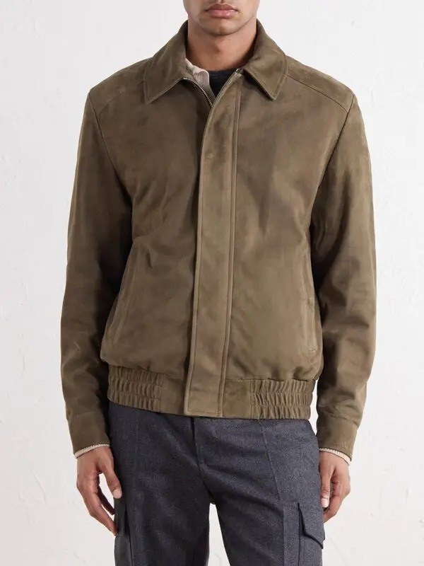 SLOWEAR Montedoro Suede Blouson Jacket