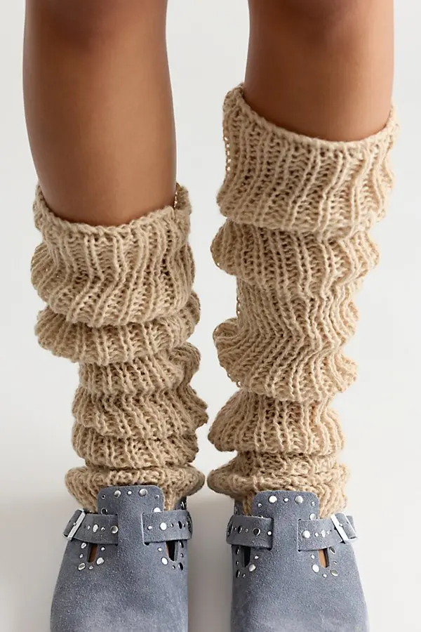 Free People Marsh Legwarmers - Brown