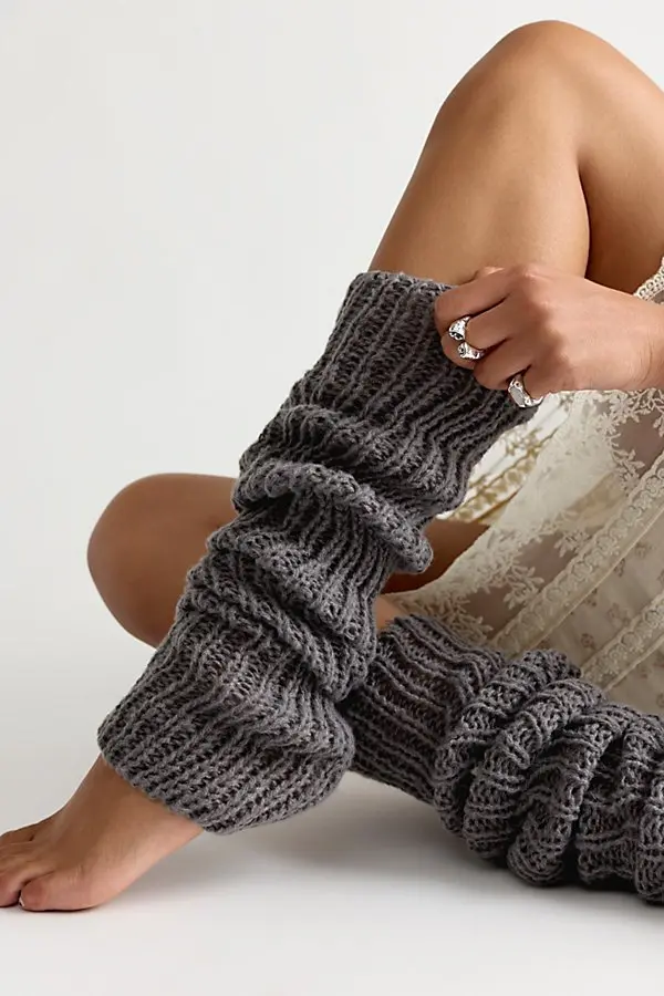 Free People Marsh Legwarmers - Grey